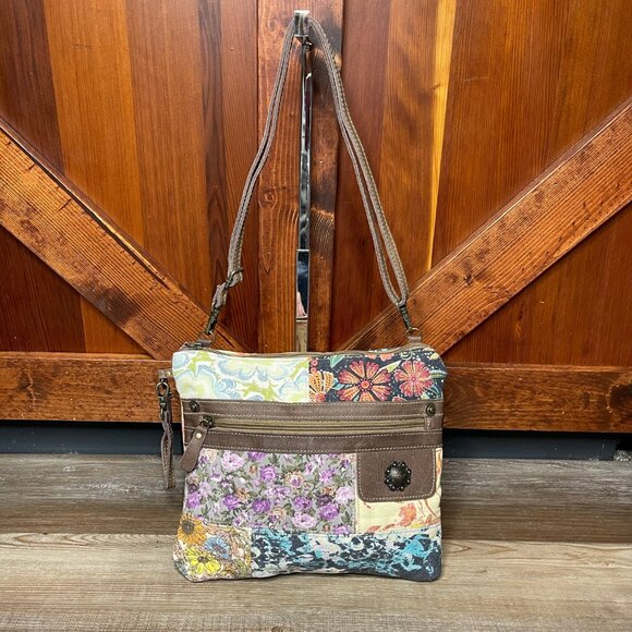 Myra Bag | Bags | Myra Bag Crossbody Pink Purse Upcycled Canvas Nwt ...